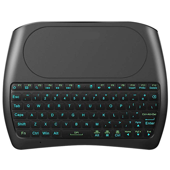 Rebatee - Mini Keyboard, 2019 Upgraded D8 Pro Mini Wireless Keyboard